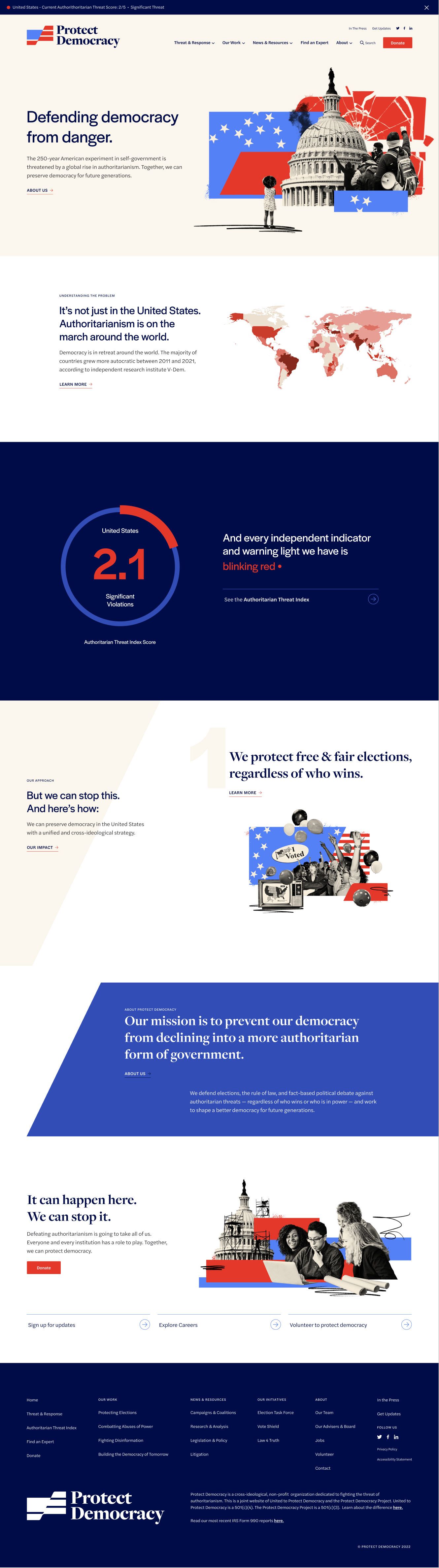 Protect Democracy - Wide Eye