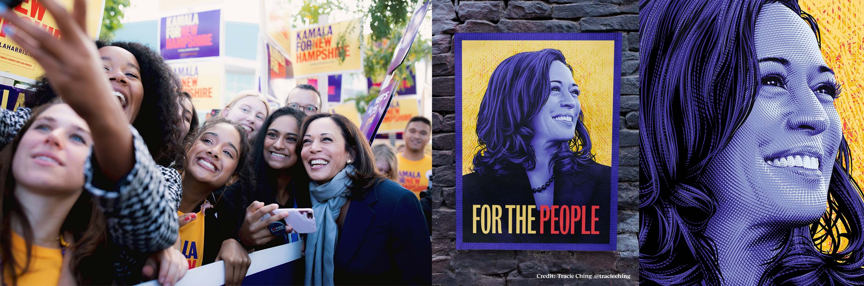 Kamala Harris For The People - Wide Eye